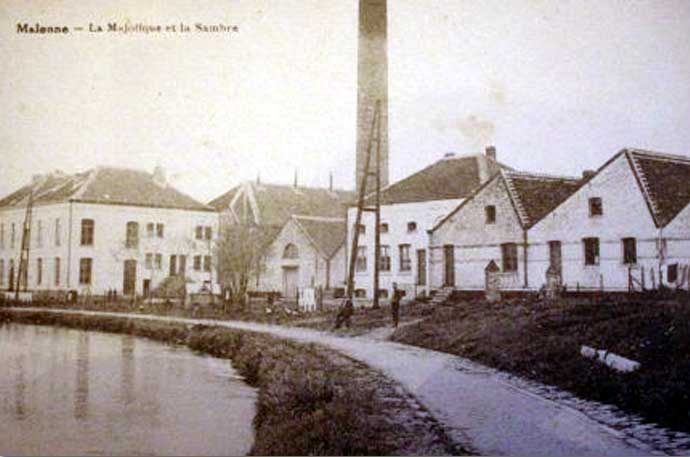 Malonne... les cartes postales: Le Rivage, la Majolique